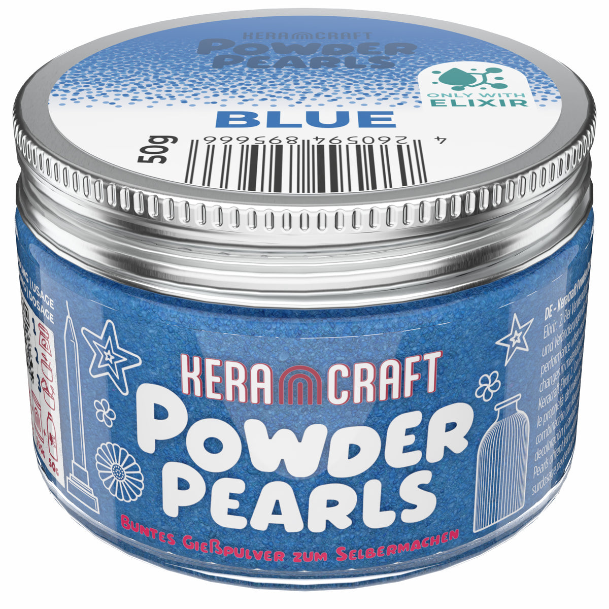 Powder Pearls 50g - Blue – Keracraft